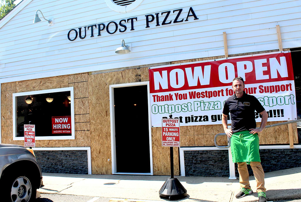 Back in Business: Outpost Pizza Opens After Repairs to Crash Damage ...