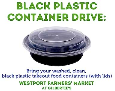 Black plastic cannot be recycled, donate those containers instead ...