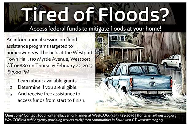 Info session on flood-mitigation programs set Feb. 22 | Westport Journal