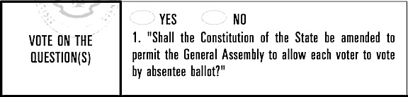 Letter: Vote yes on ballot question on voting by absentees | Westport ...