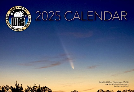 Westport Astronomical Society calendars chart ‘sky-lights’ for 2025 ...