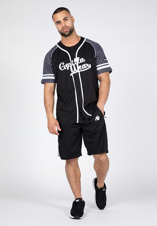 black baseball top
