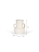 Ravello Vase with Handles White | Garden Trading