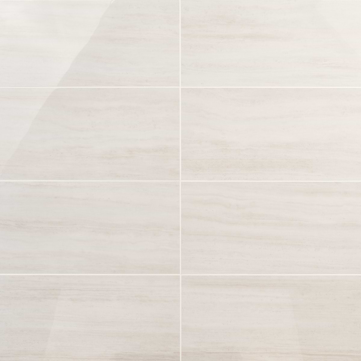 Nashville White 12x24 Polished Porcelain Tile | Tilebar.com