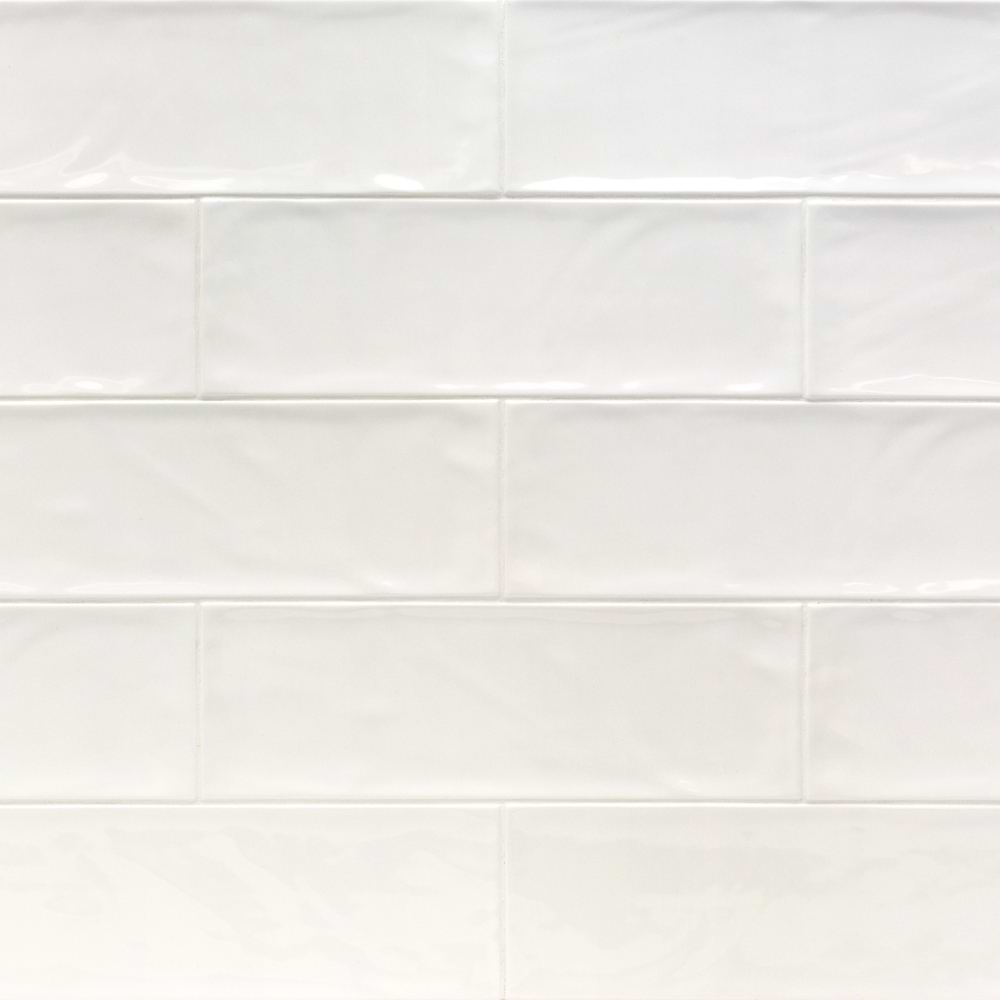 Santa Monica 4x12 White Subway Tile for Walls | TileBar