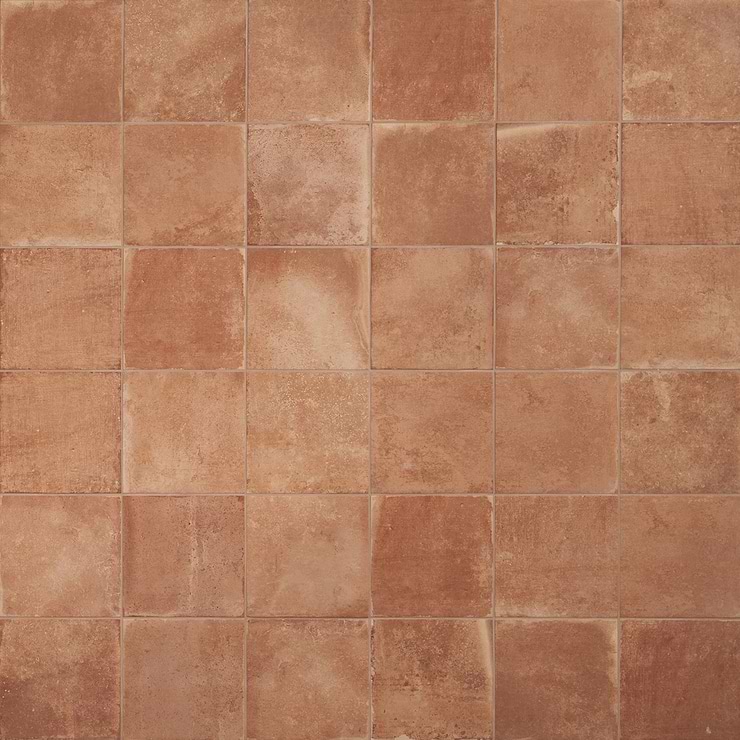 Sample-Angela Harris Mediterra Terracotta 8x8 Matte Porcelain Tile ...