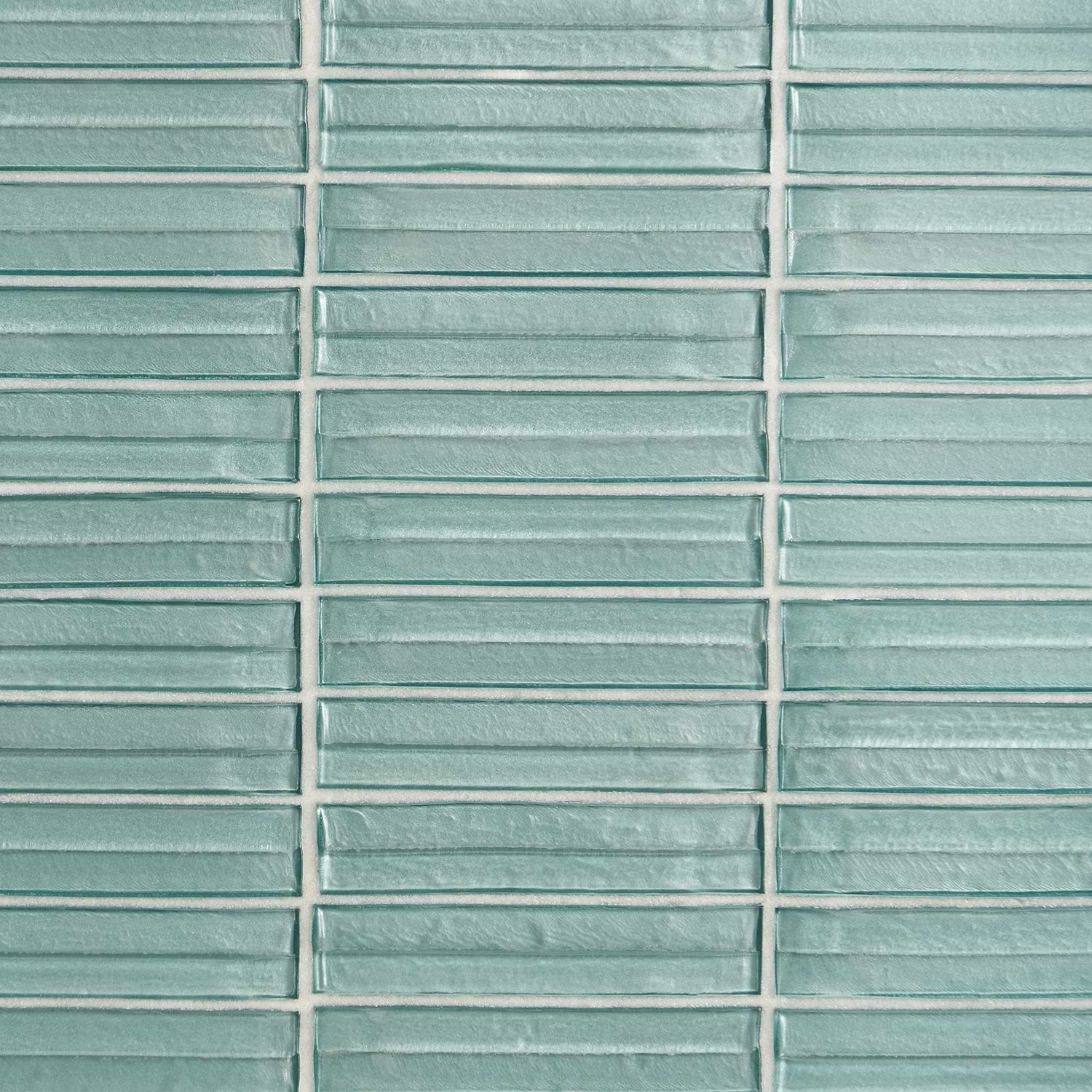 Maya Stacked Ocean Polished Glass Mosaic