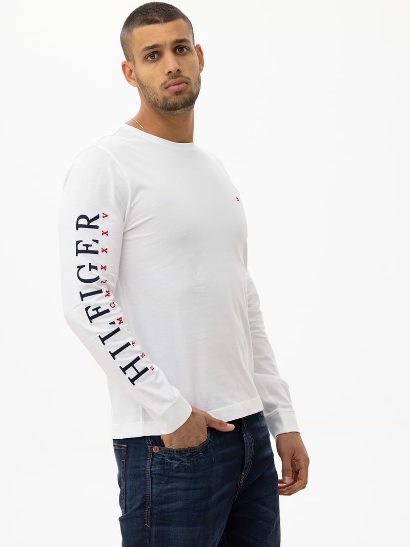 ג'ק מונסונגו JackMonsonego - TOMMY HILFIGER long sleeve t shirt logo ...